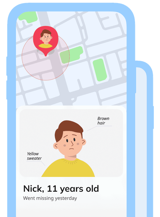 Help in finding children | "Findmykids"