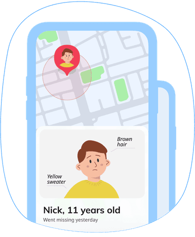Help in finding children | "Findmykids"